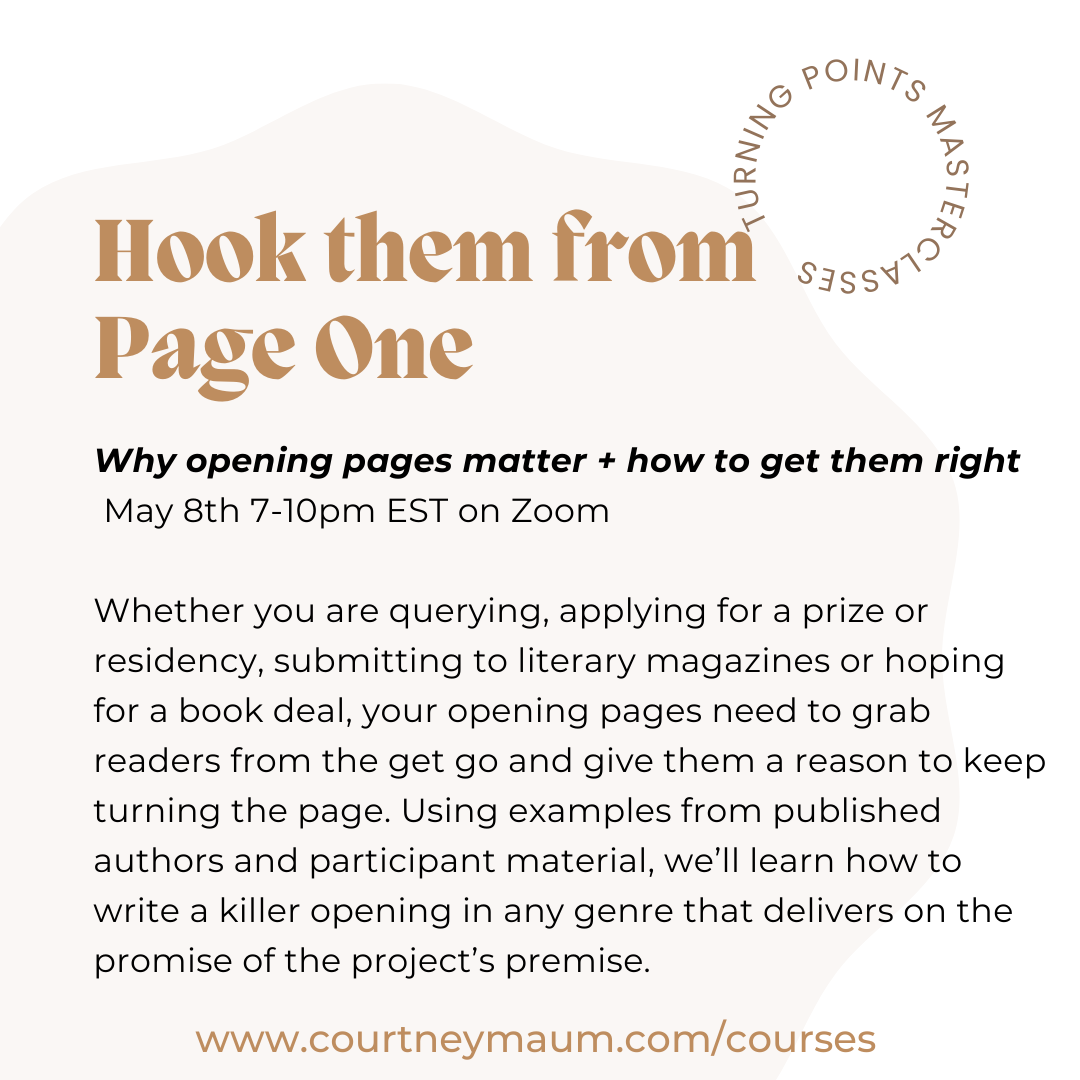 Call for opening pages - by Courtney Maum