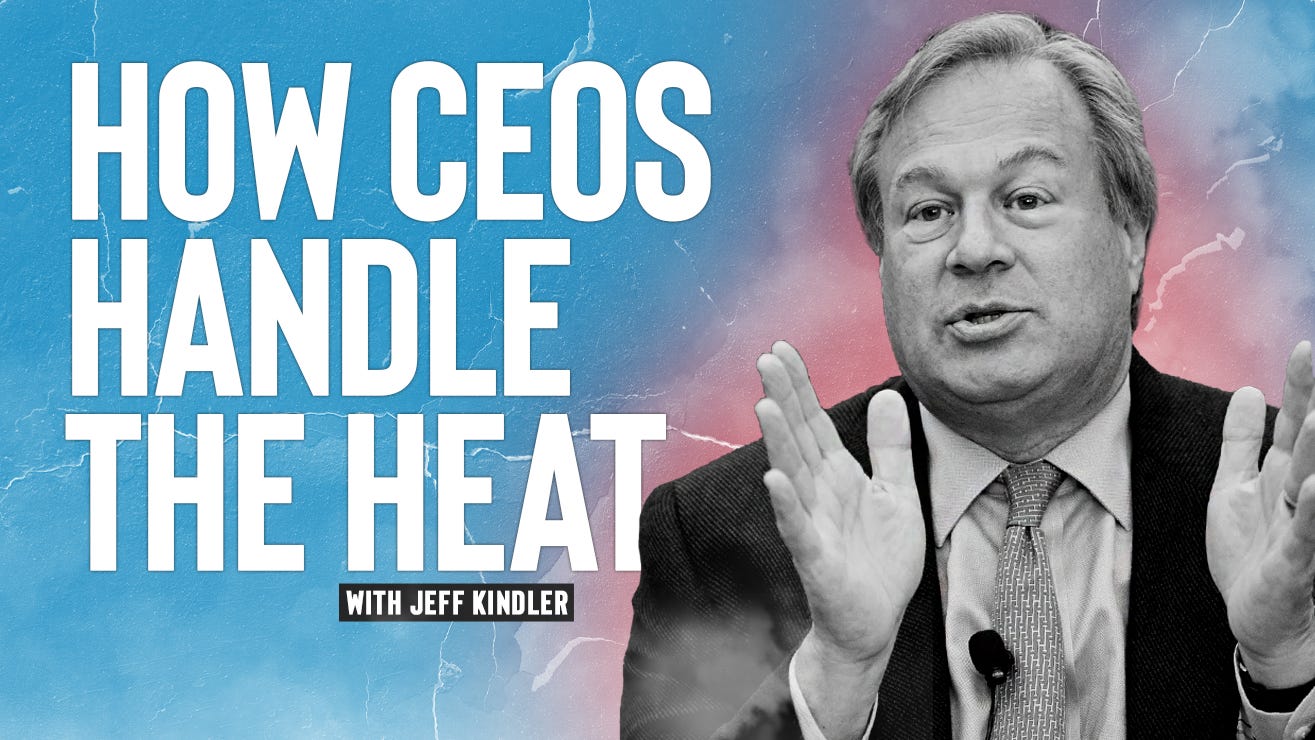 Jeff Kindler on CEO Leadership: Strategies for Resilience, Managing ...