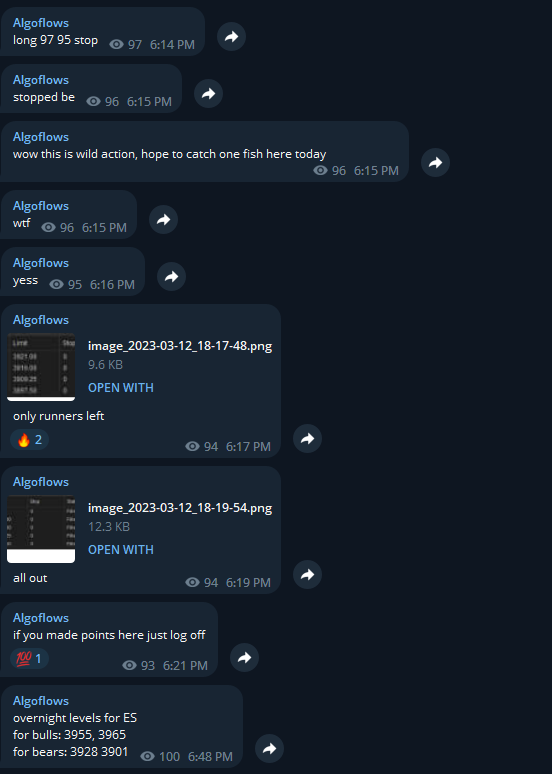 Daily Plan 3/14 - AlgoFlows’s Newsletter