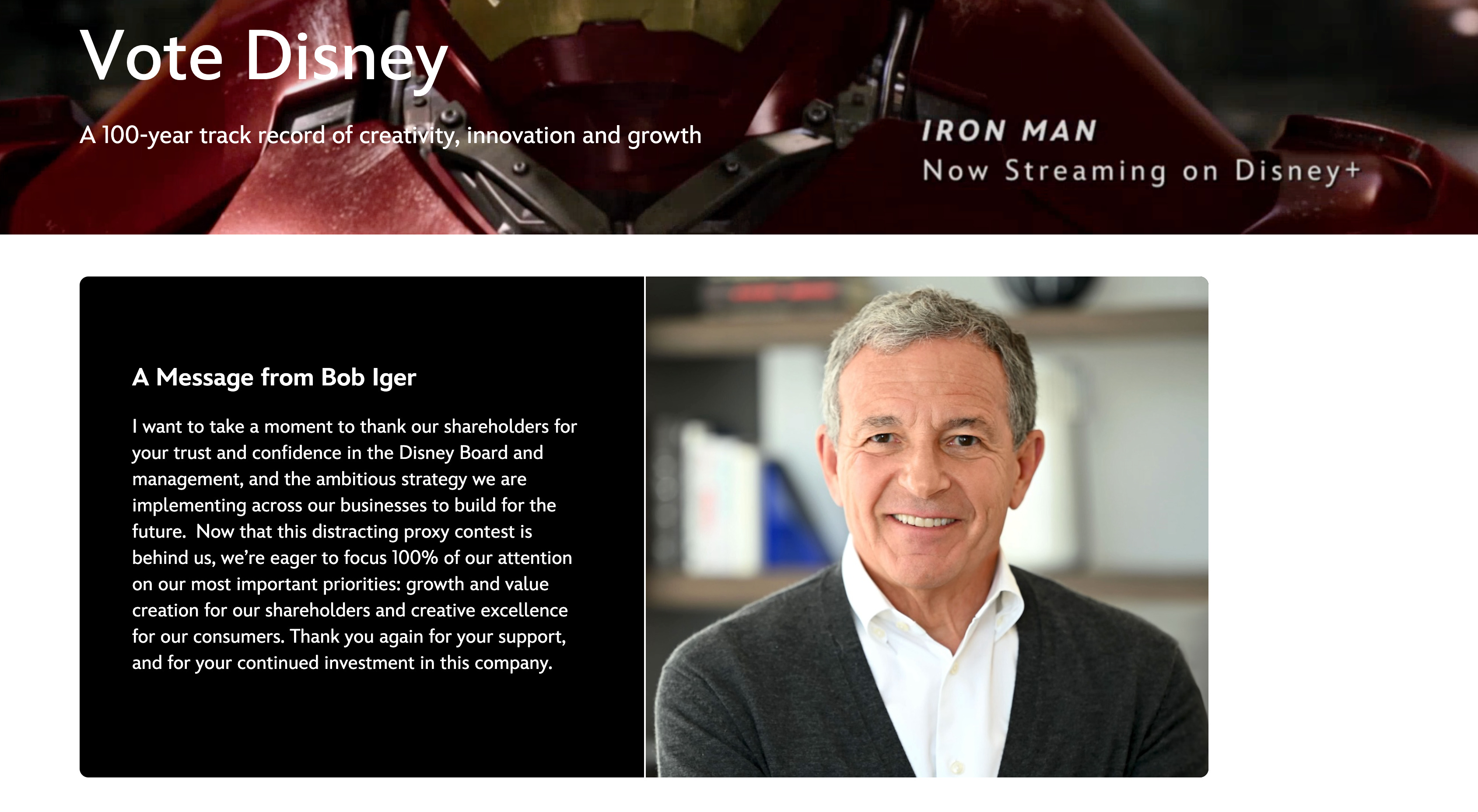 Reflections on Disney's Historic Proxy Battle