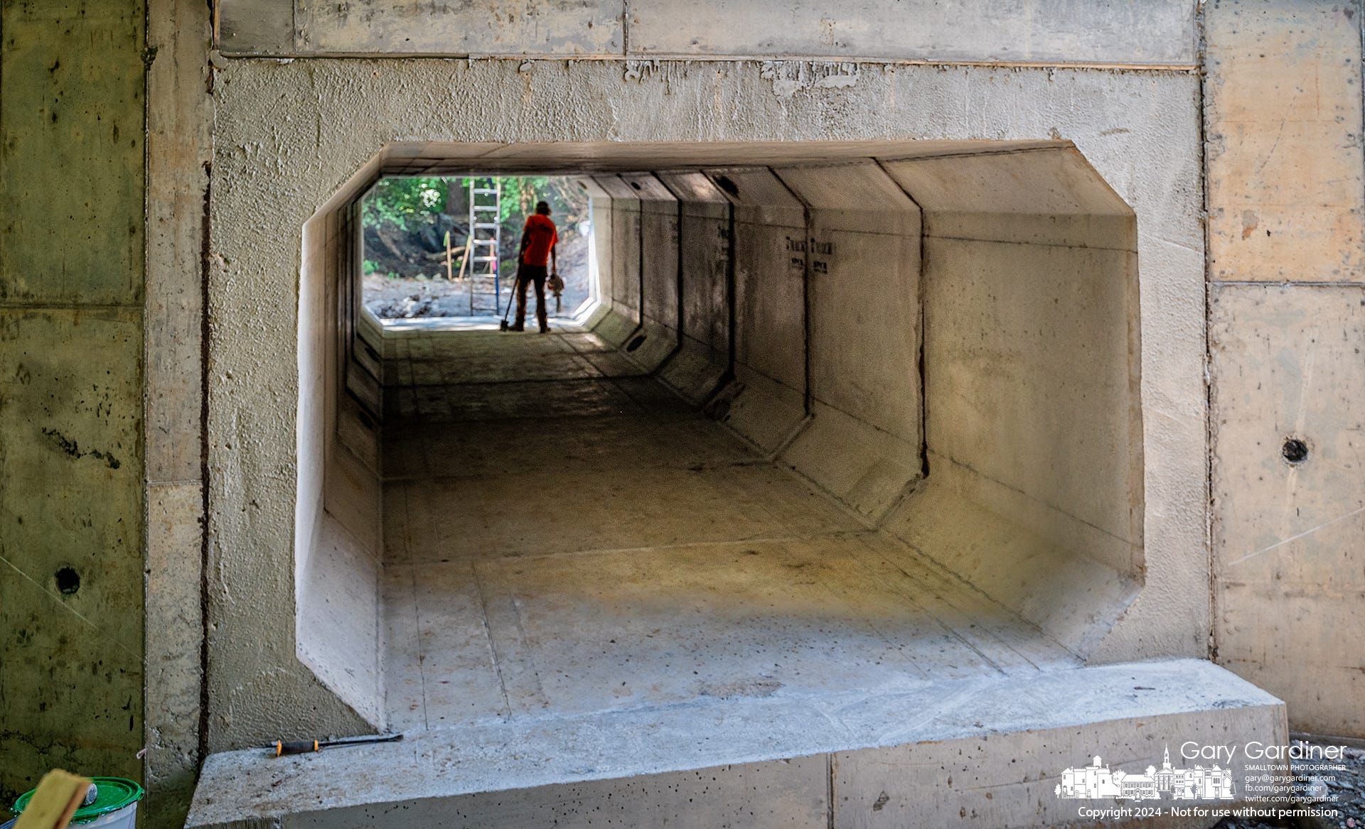 Culvert Completed - by Gary Gardiner - The Westerville News