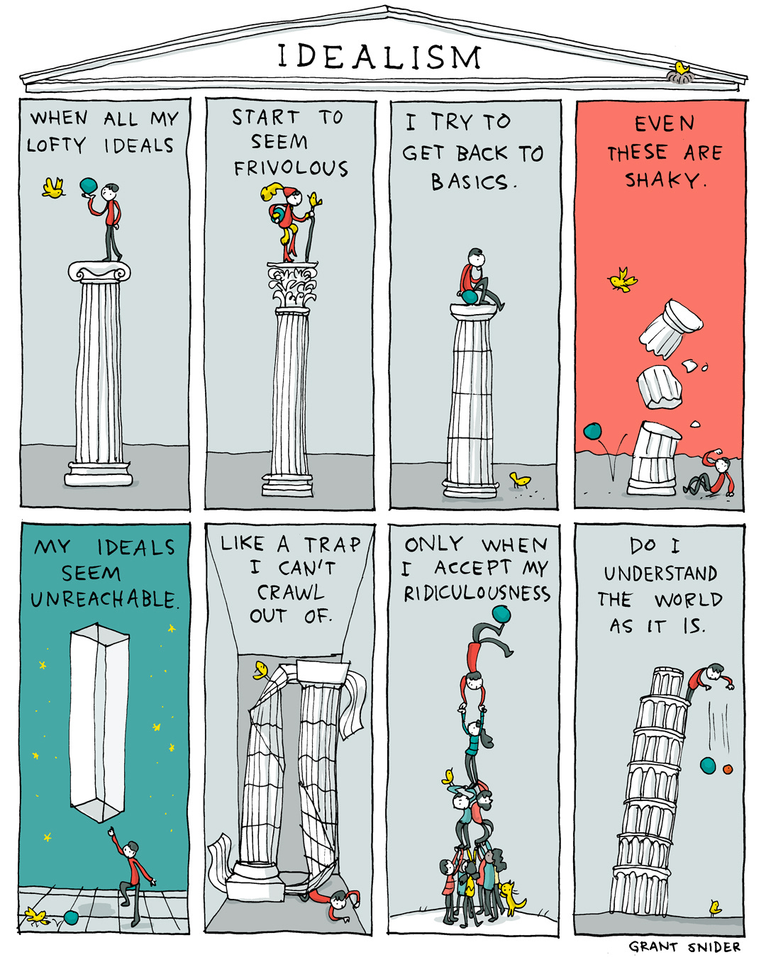 Idealism - by Grant Snider - Incidental Comics