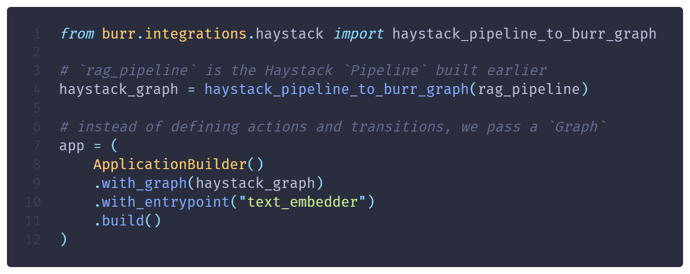 Build LLM agents faster with Haystack + Burr!