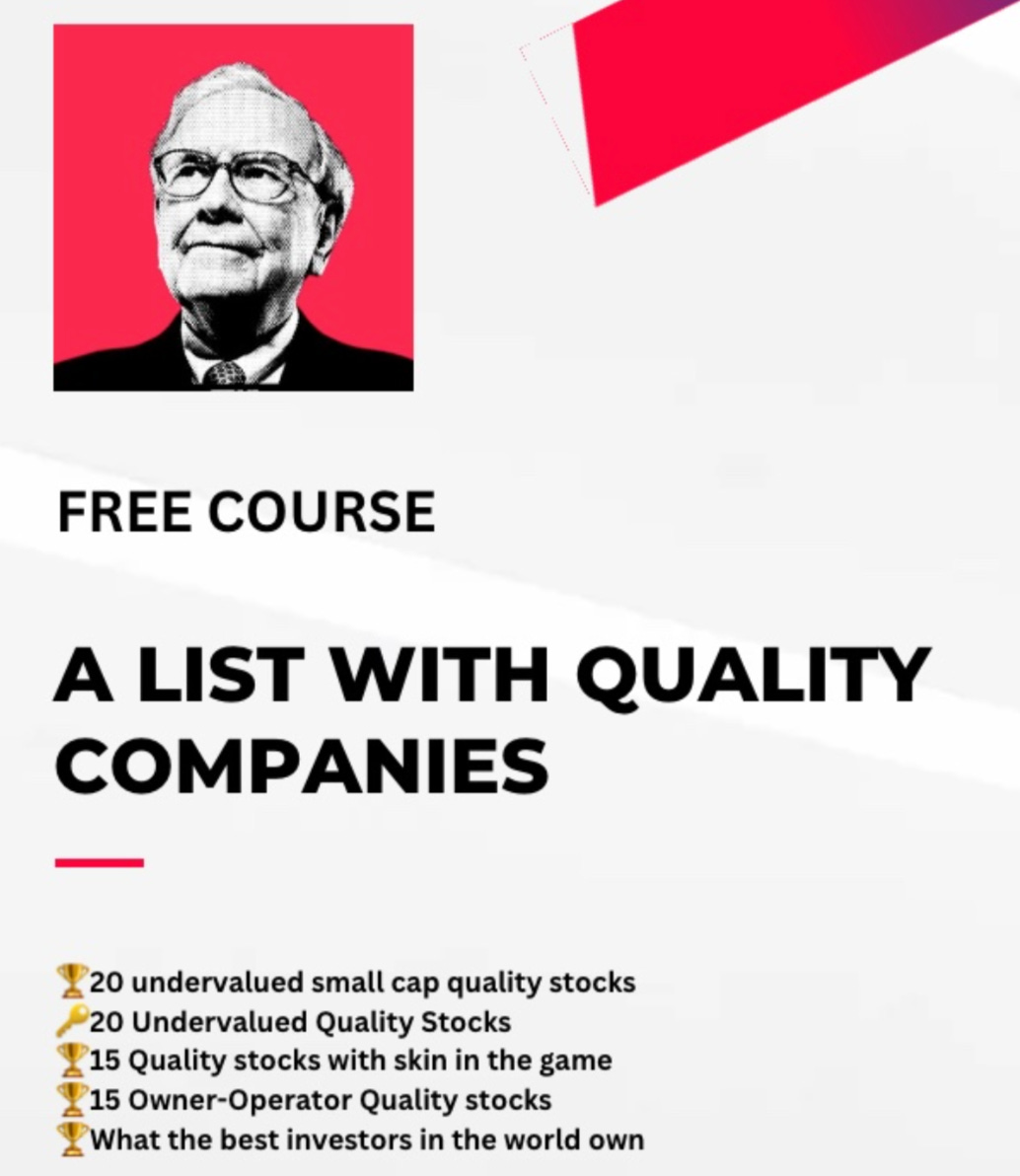 📚 Course: 100 Examples of Quality Stocks