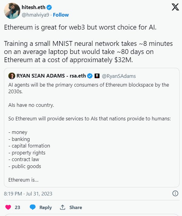 AI and Ethereum: Exploring the Synergy of Two Transformative Technologies