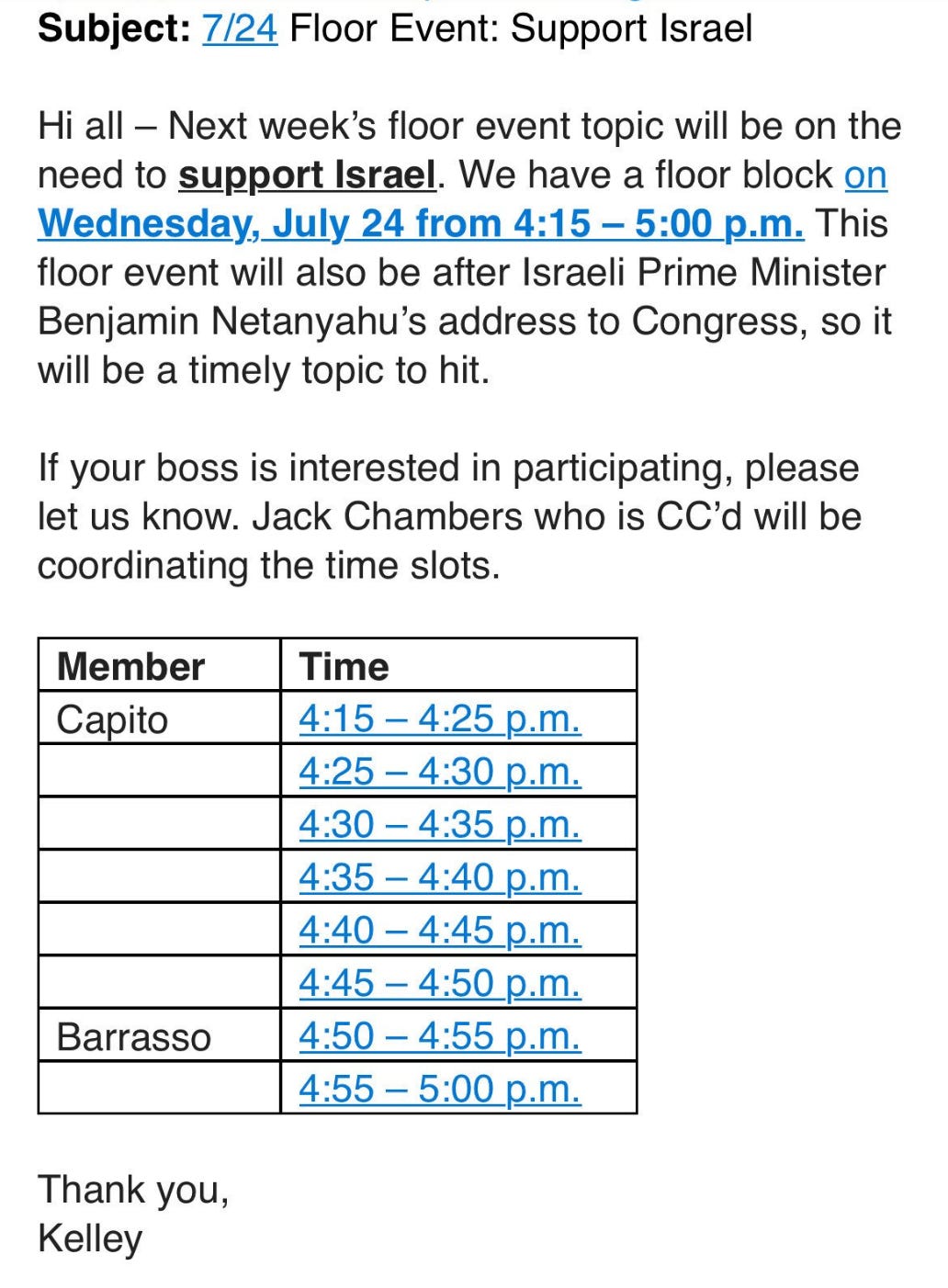 Bibi Drops His Drawers as Senate Republicans Pucker Up