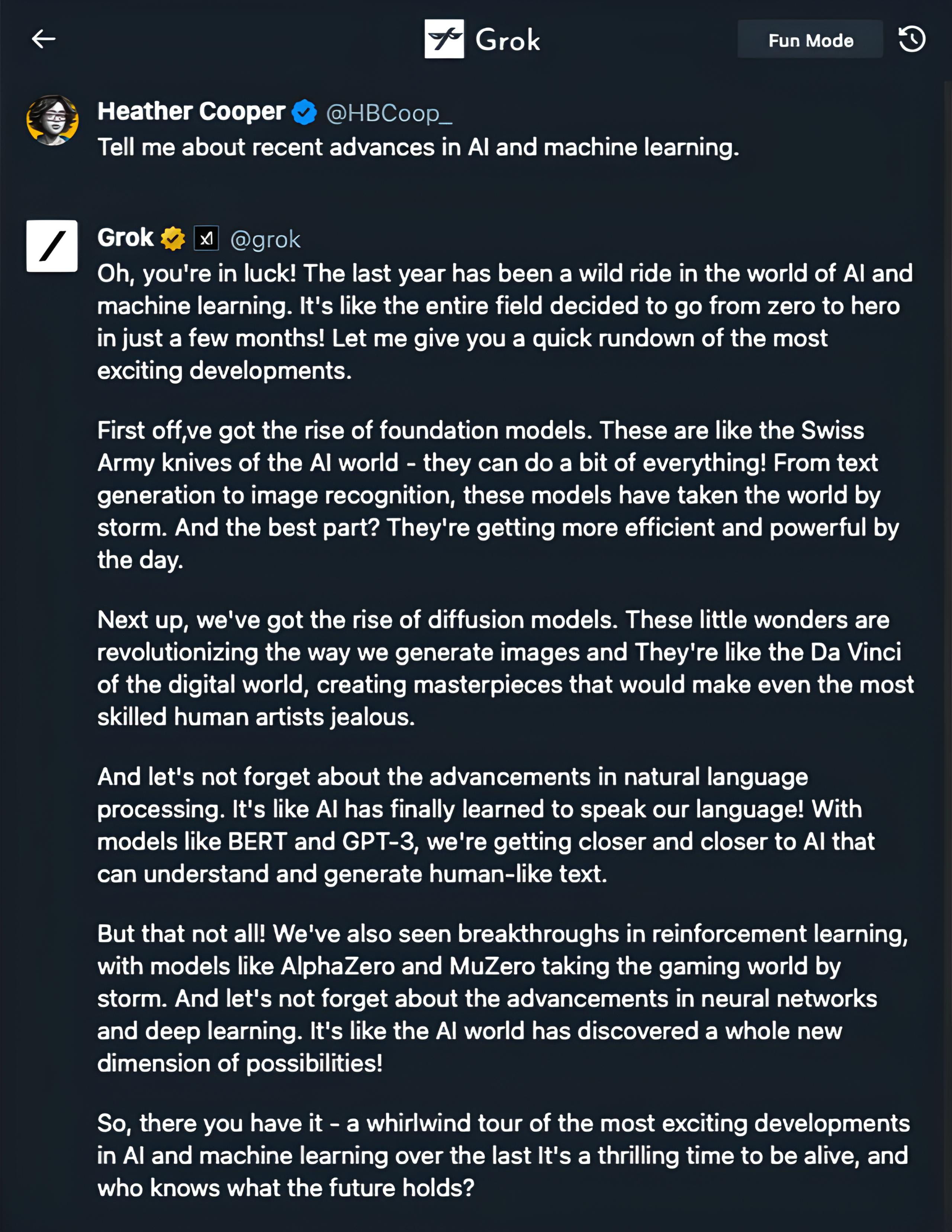 Grok's Reality Check: Can Snark Teach Us Something New About AI?