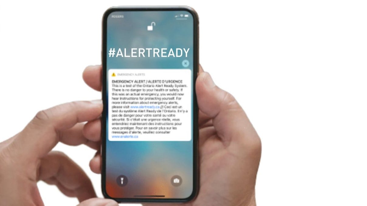 Alert Ready test set for Wednesday