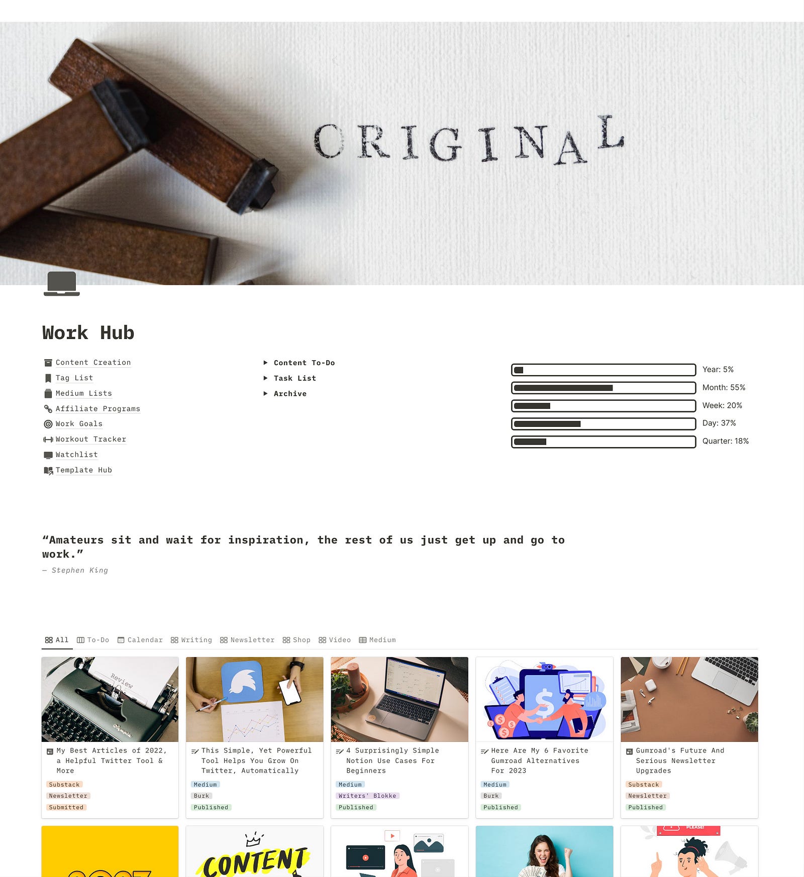 How to Set Up a Notion Home Page From Scratch