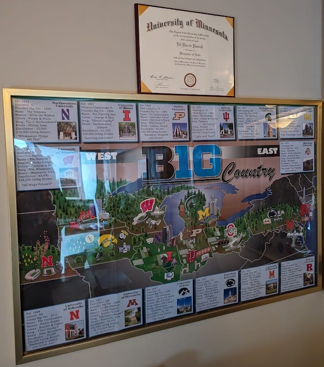 A Haunting Ode to the Big Ten Map Commercial