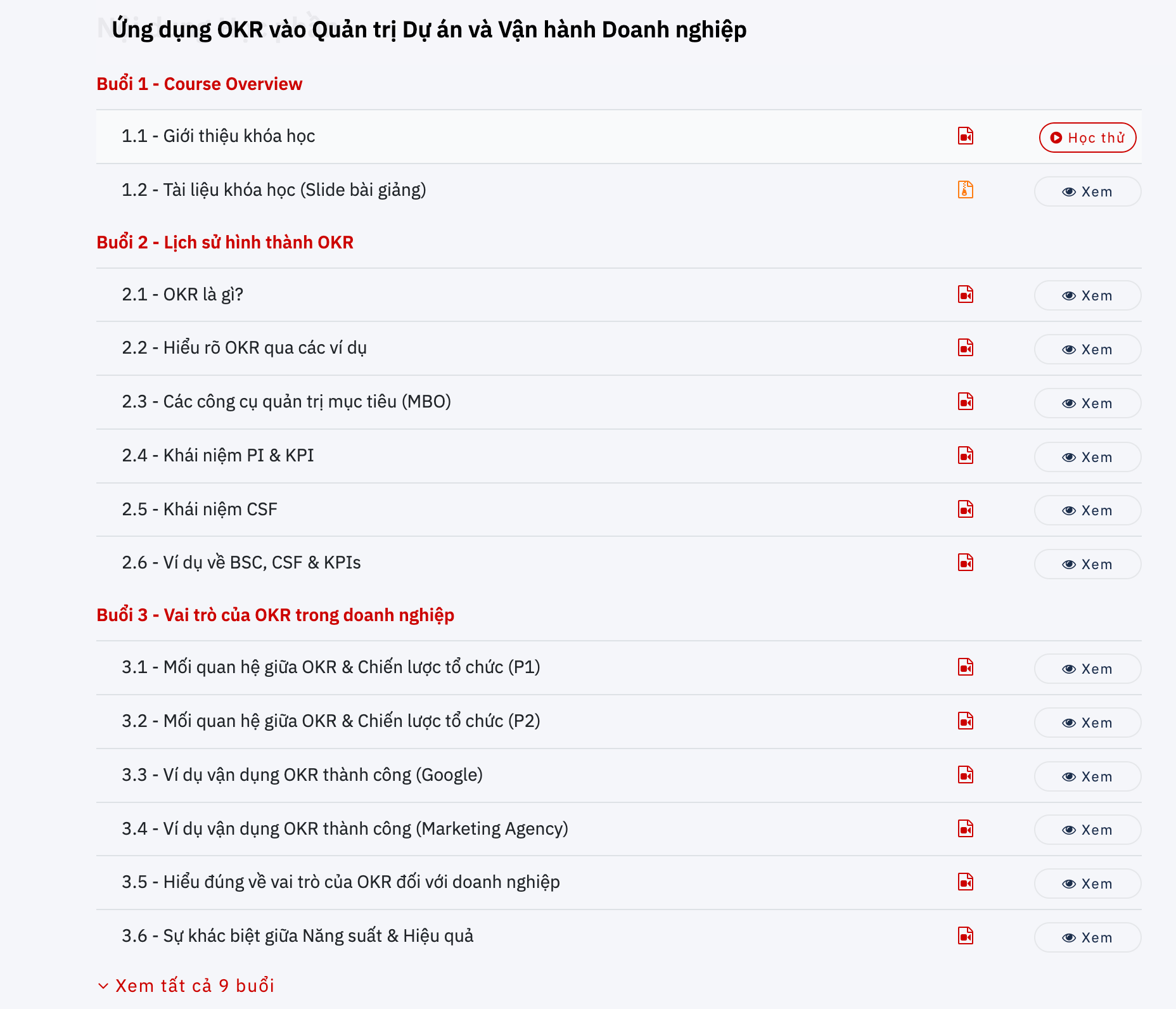 Hiểu đúng và áp dụng OKR hiệu quả với khóa học e-learning "Ứng dụng OKR vào quản trị dự án và ...