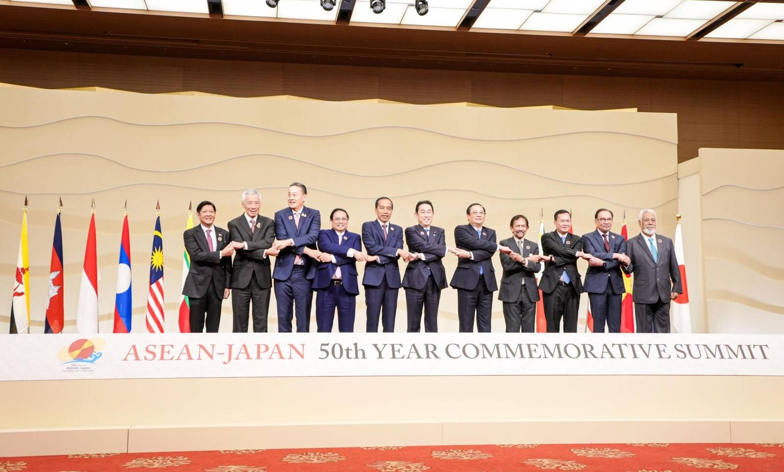 Japan-ASEAN Ties Get a Big Boost at 50th Anniversary Summit