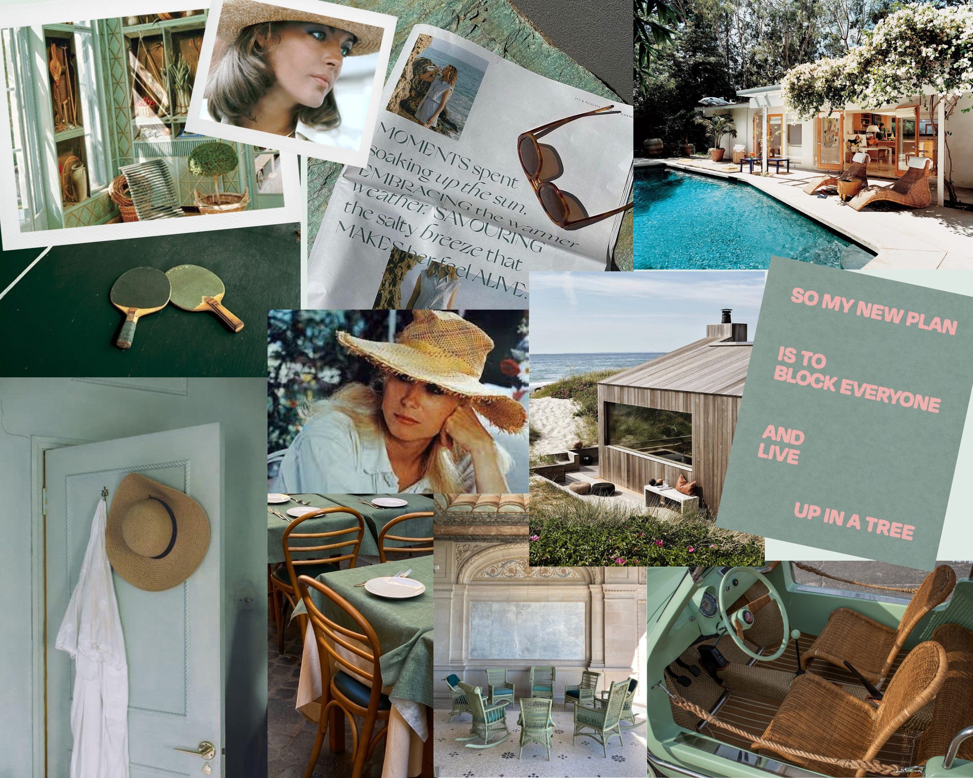 Summer Moodboards and Inspired Outfits