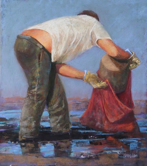 Susan Ellis, pastel painter - by Amy Allen