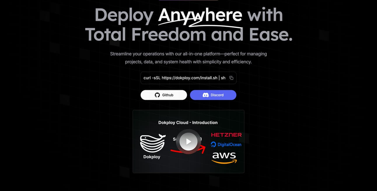 Dokploy的极简教程 - by javayhu - Indie Maker Hu