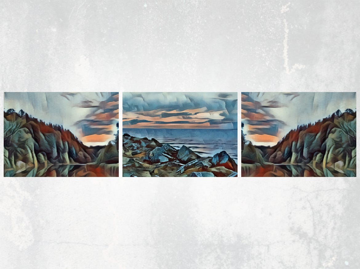 Impressions of Water - by Elizabeth - Flourish