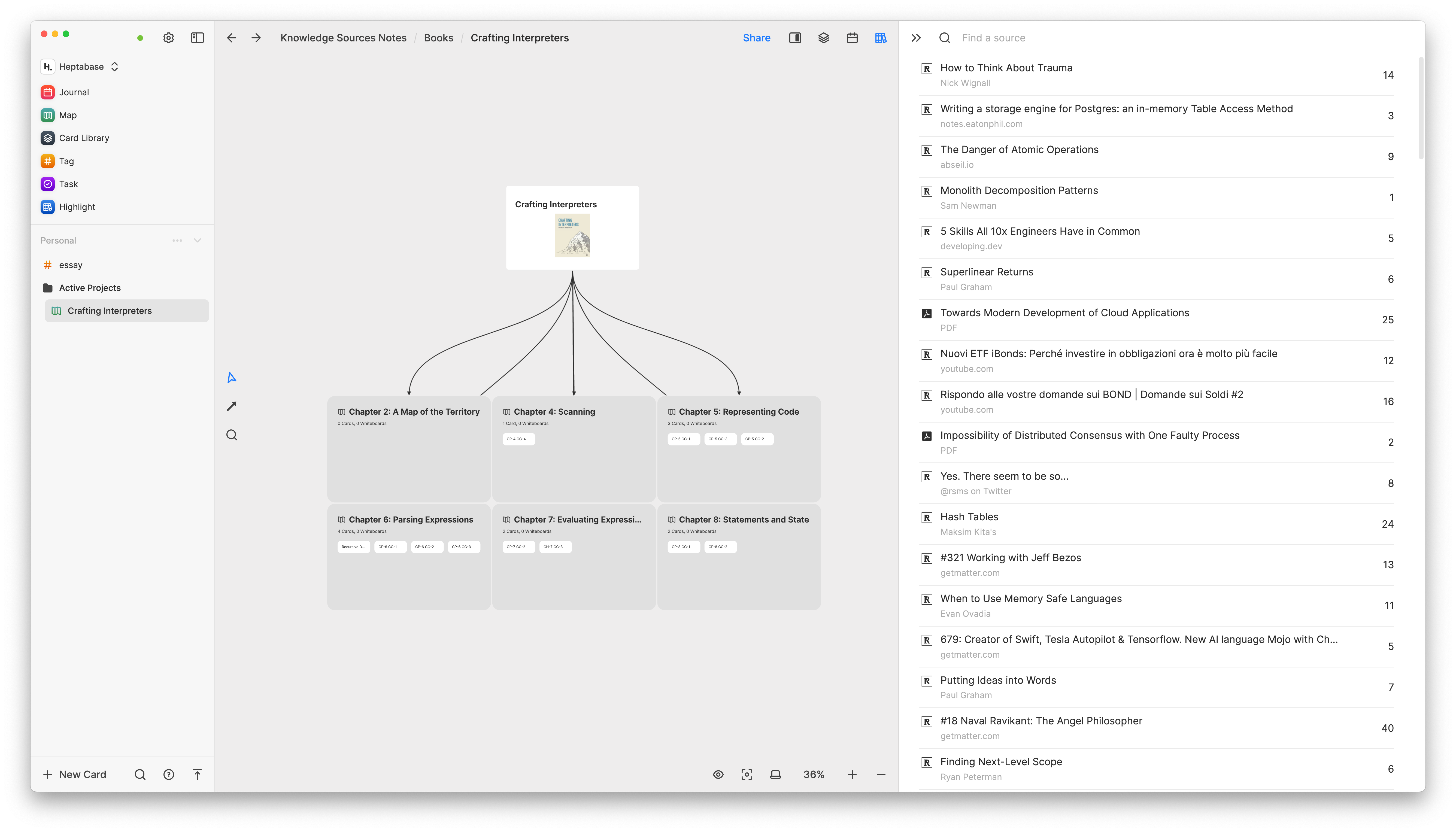 Heptabase - Statically Typed and Visual PKM Tool