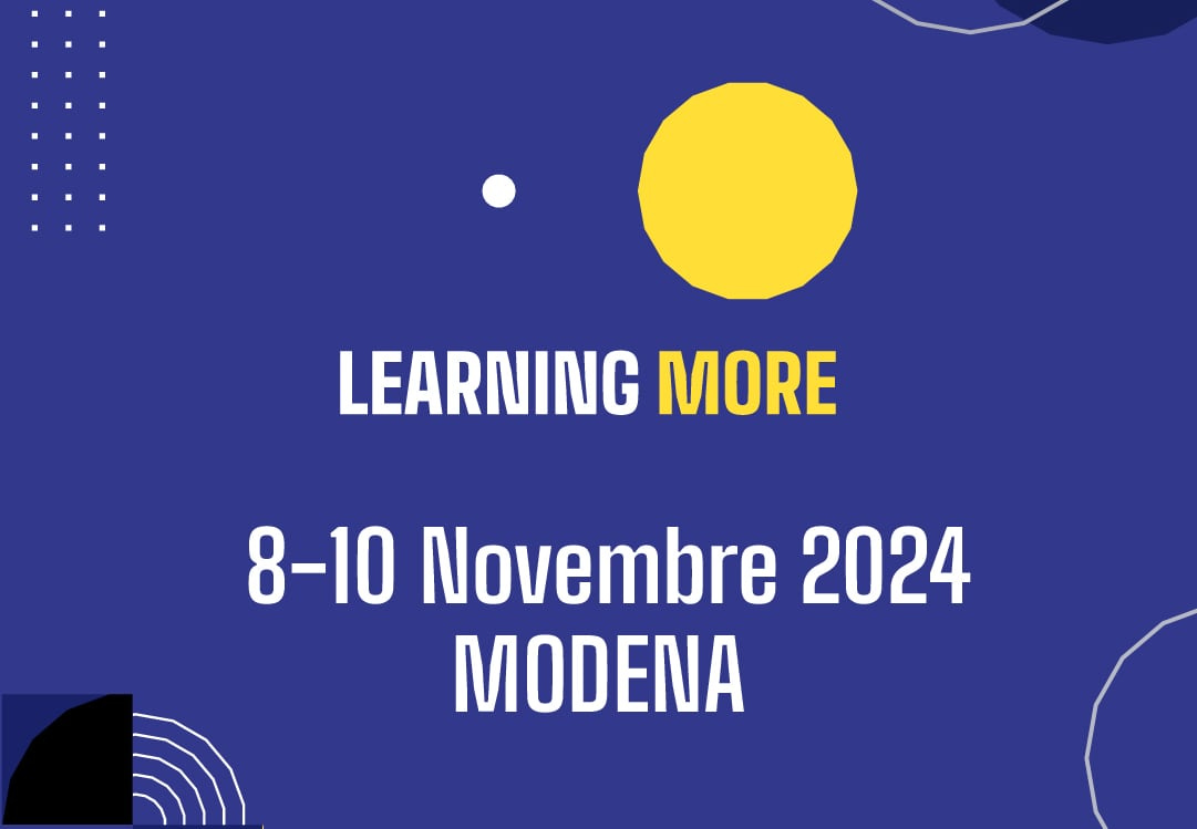 Invito al Learning More Festival 2024 - by Stefano Cecere