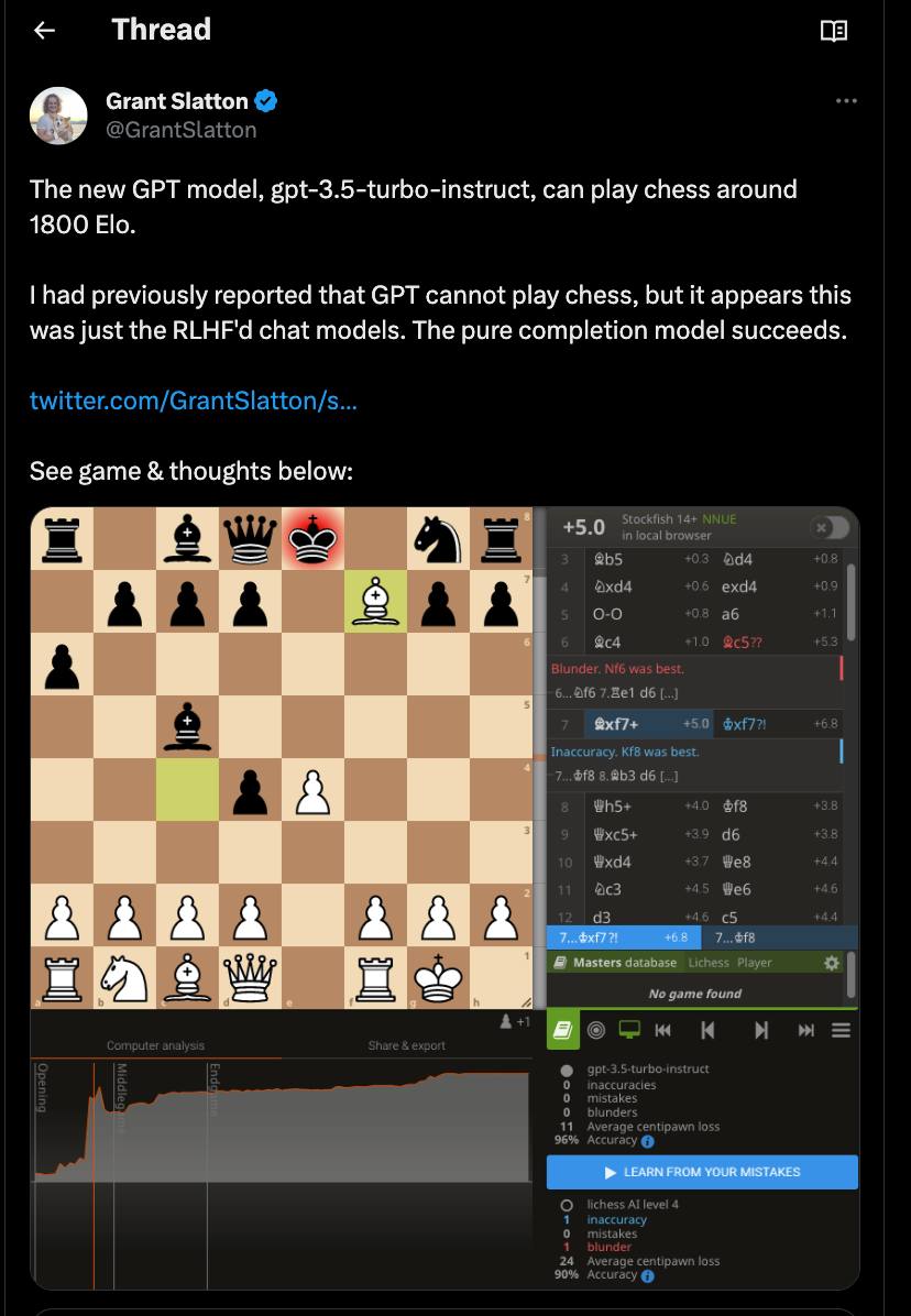 GPT playing Chess and Systematic Drug Off-target Discovery