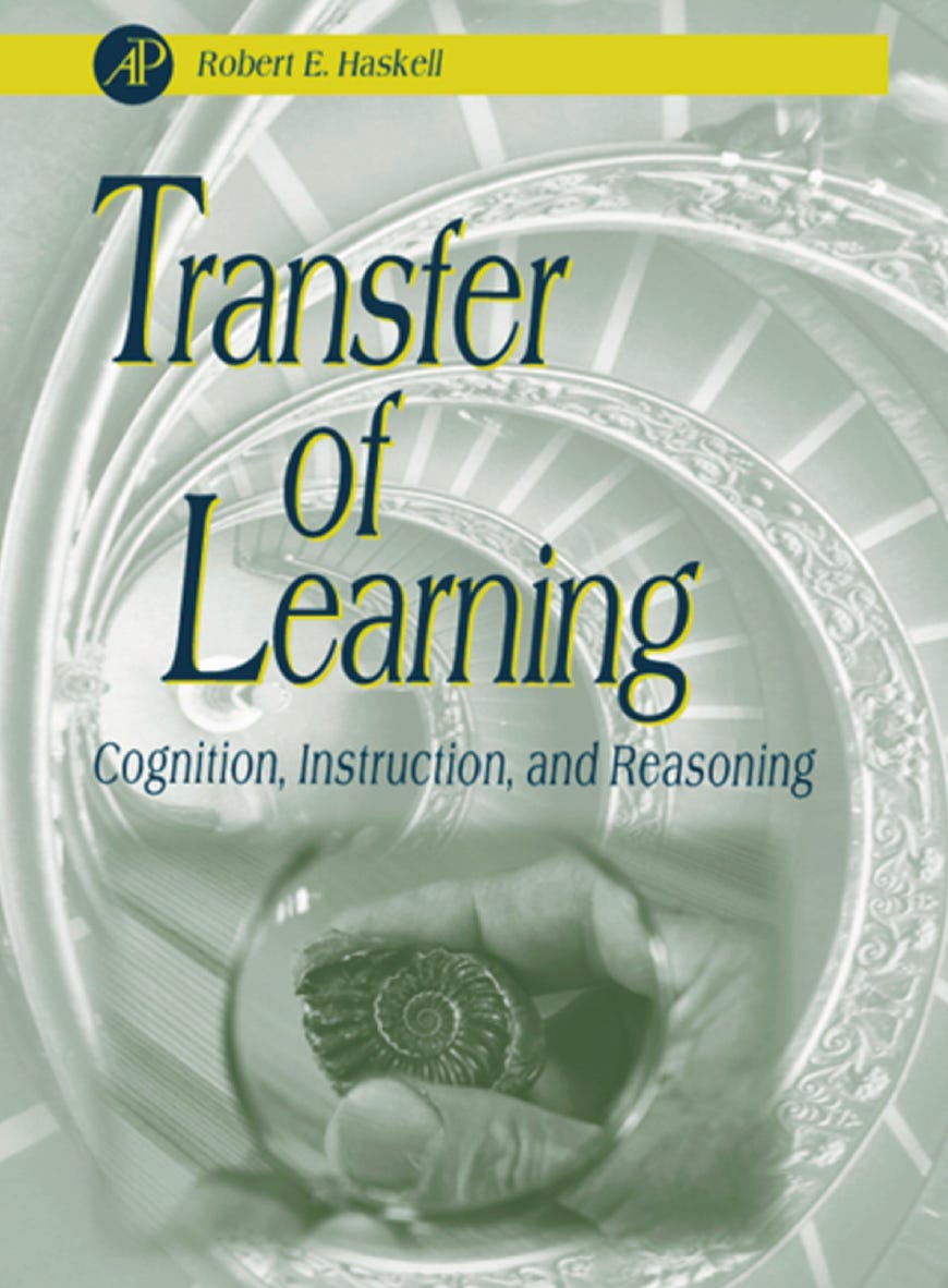 The Curious Case of Transfer of Learning - by Umes Shrestha
