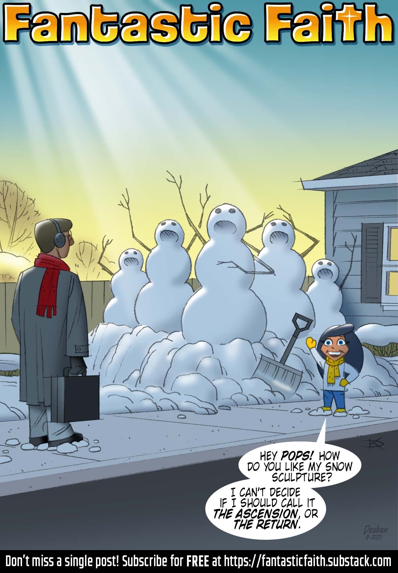 Snow Sculpture - Fantastic Faith