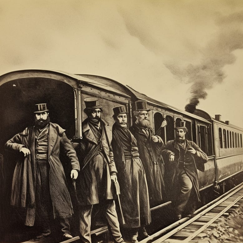 The Legendary 1855 Gold Bullion Train Robbery Remains One of the Most ...