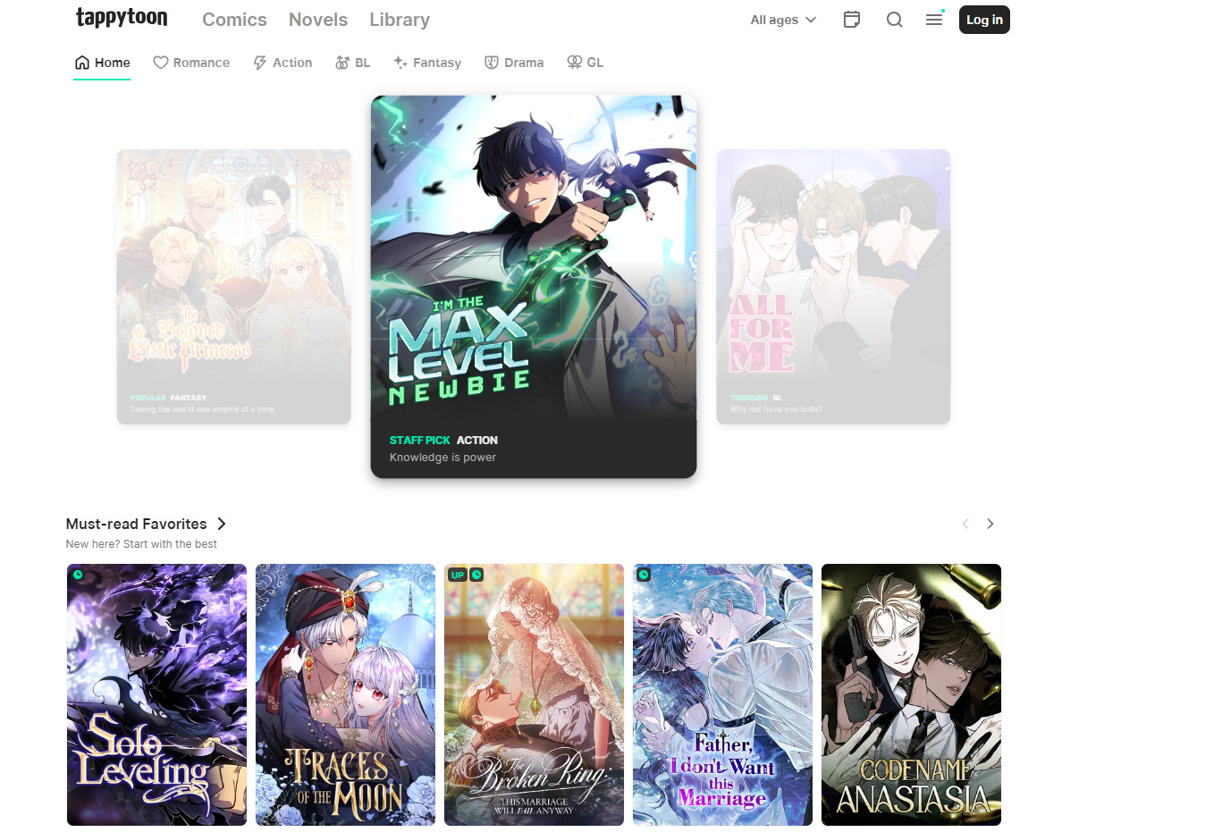 Webcomic App Review - Tappytoon - Talk Nerdy To Me