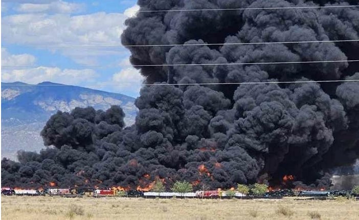 Albuquerque Plastics Recycling Plant Combusts in Massive Fire Outbreak