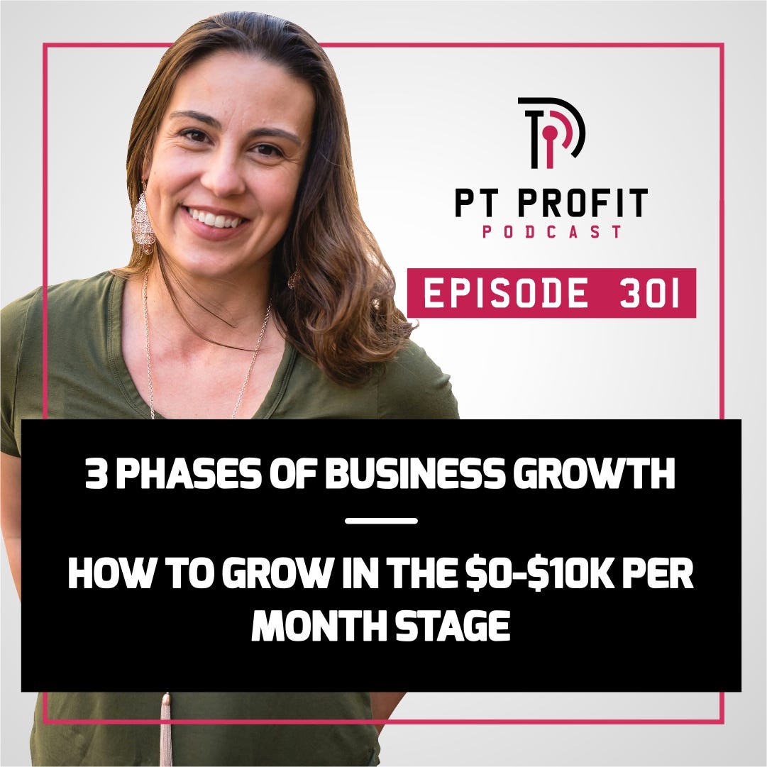 3 Phases of Business Growth - How to Grow in the $0-$10k Per Month Stage