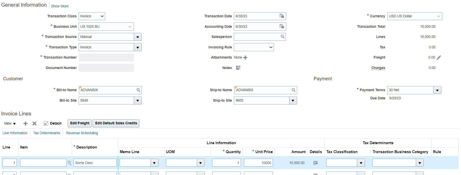 Subscribing to AR Invoice Business Event via OIC