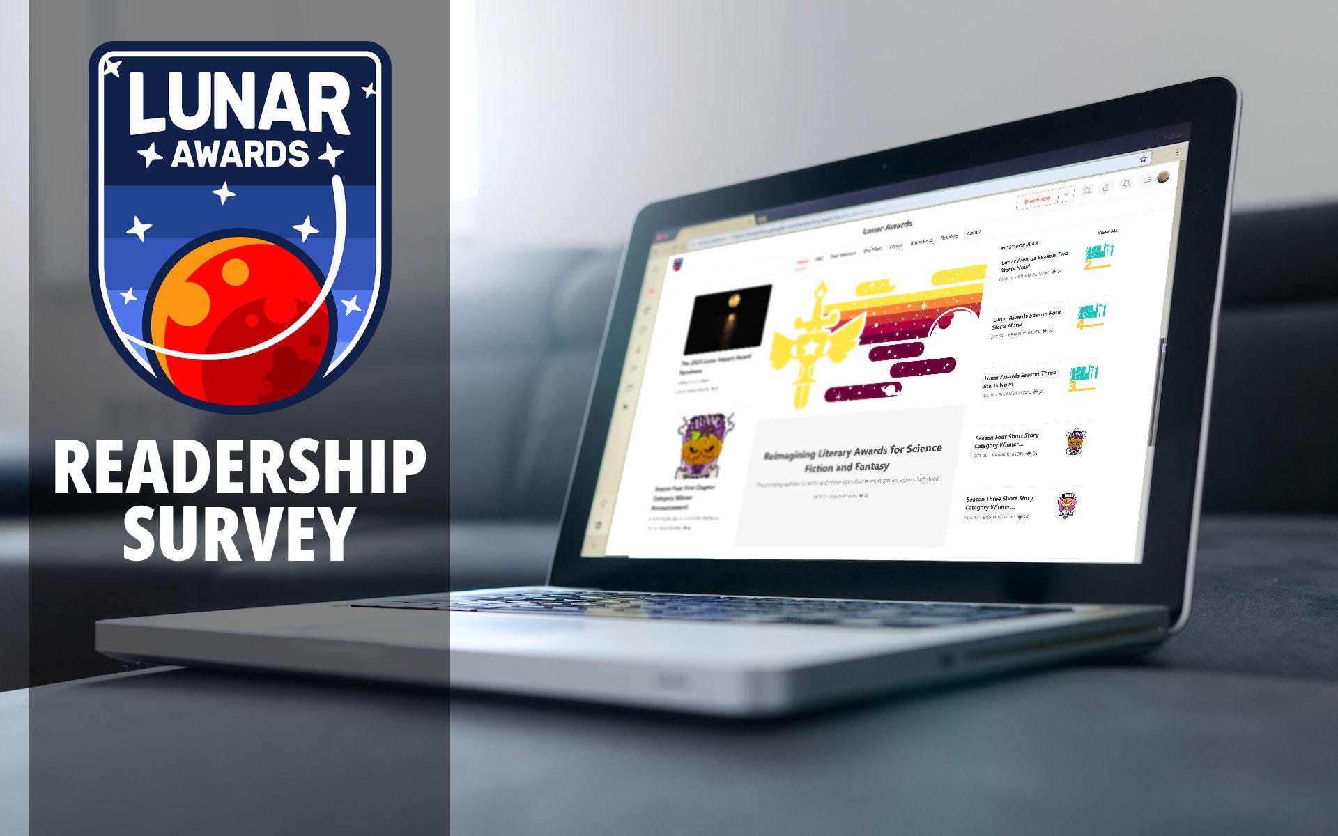 Lunar Awards 2023 Readership Survey - by Brian Reindel 👾⚔️