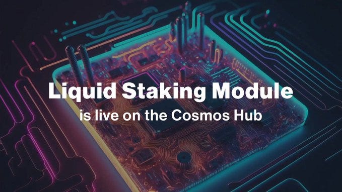 Liquid Staking Module (LSM) is Live on Cosmos Hub: A Game-Changer for ATOM's Role in DeFi