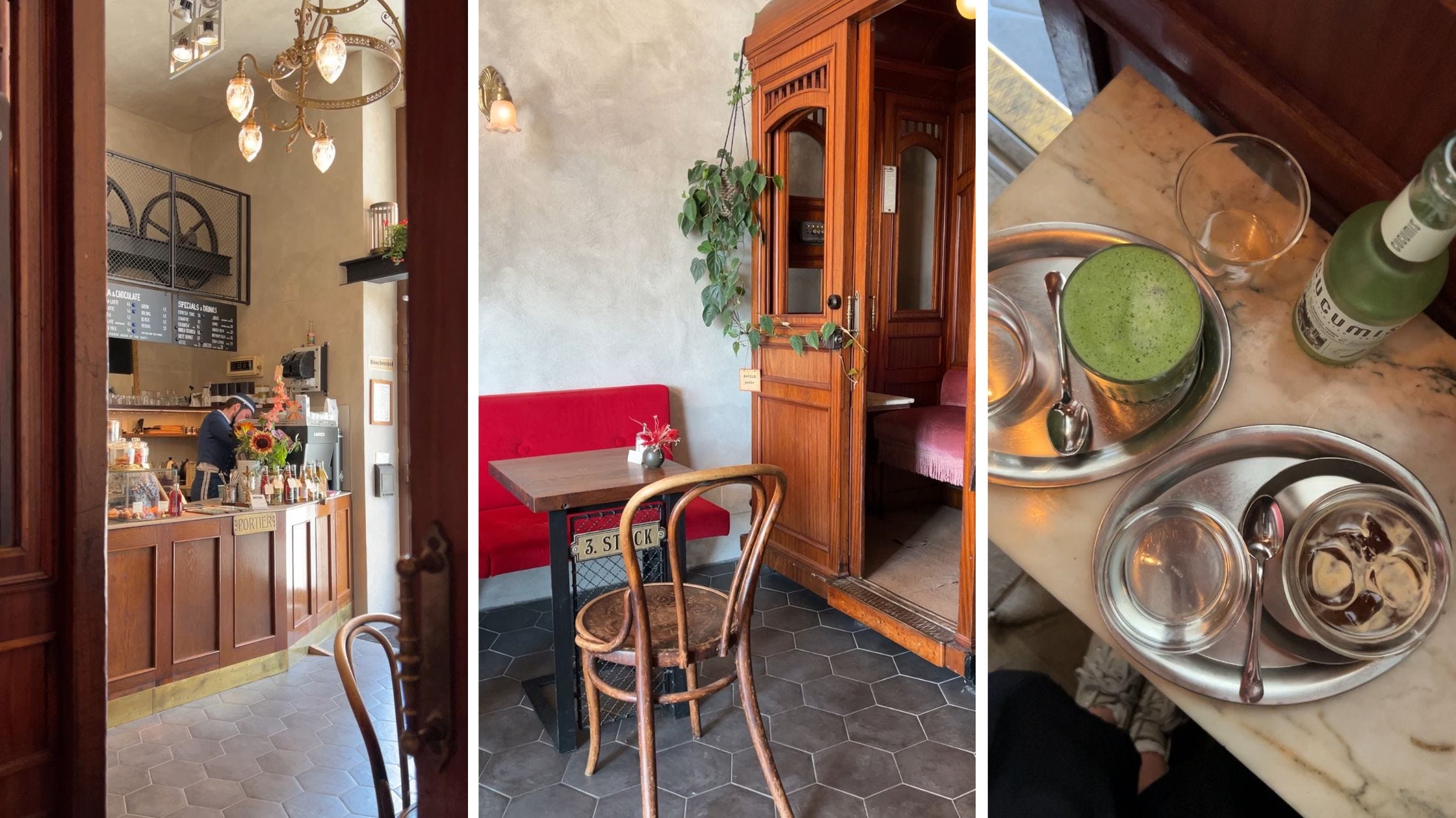 Vienna vintage elevator | Aufzug Café - by Anna