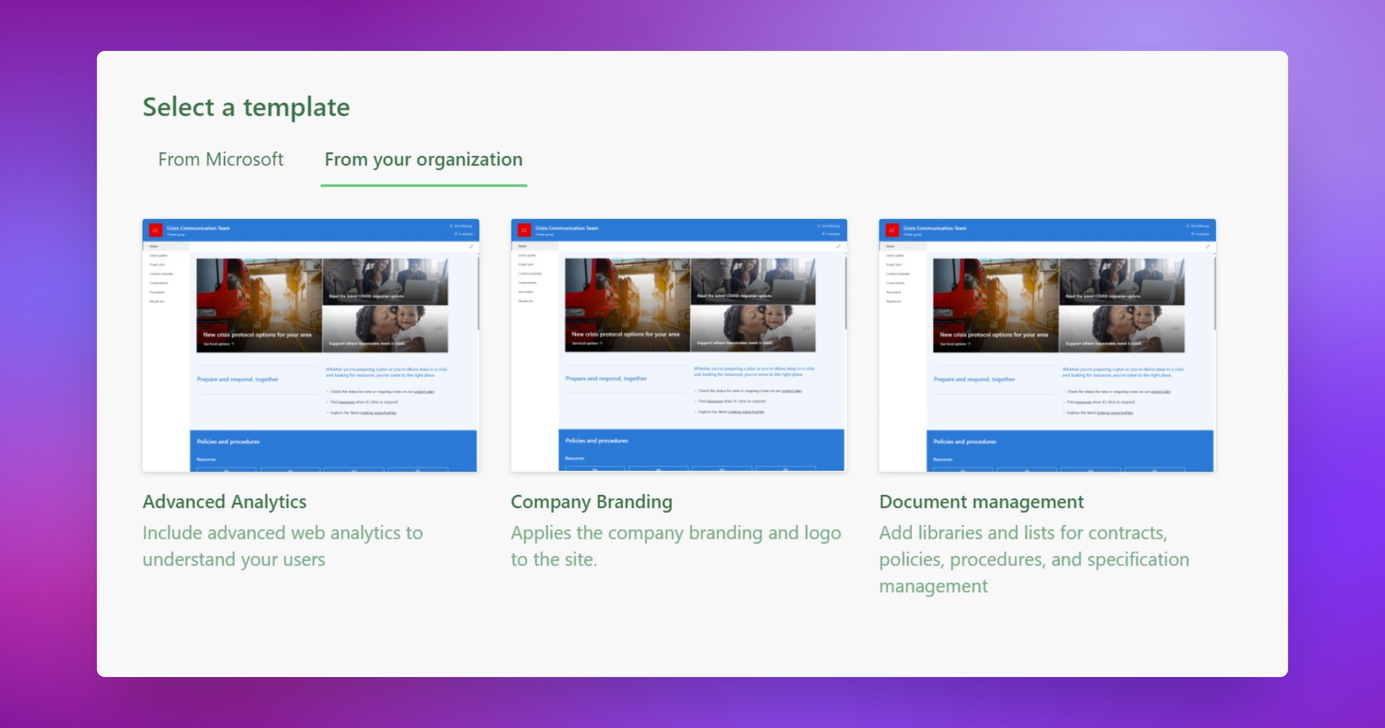 Unlocking Efficiency with SharePoint Site Templates