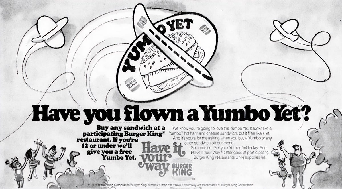 Burger King Yumbo - The Retroist