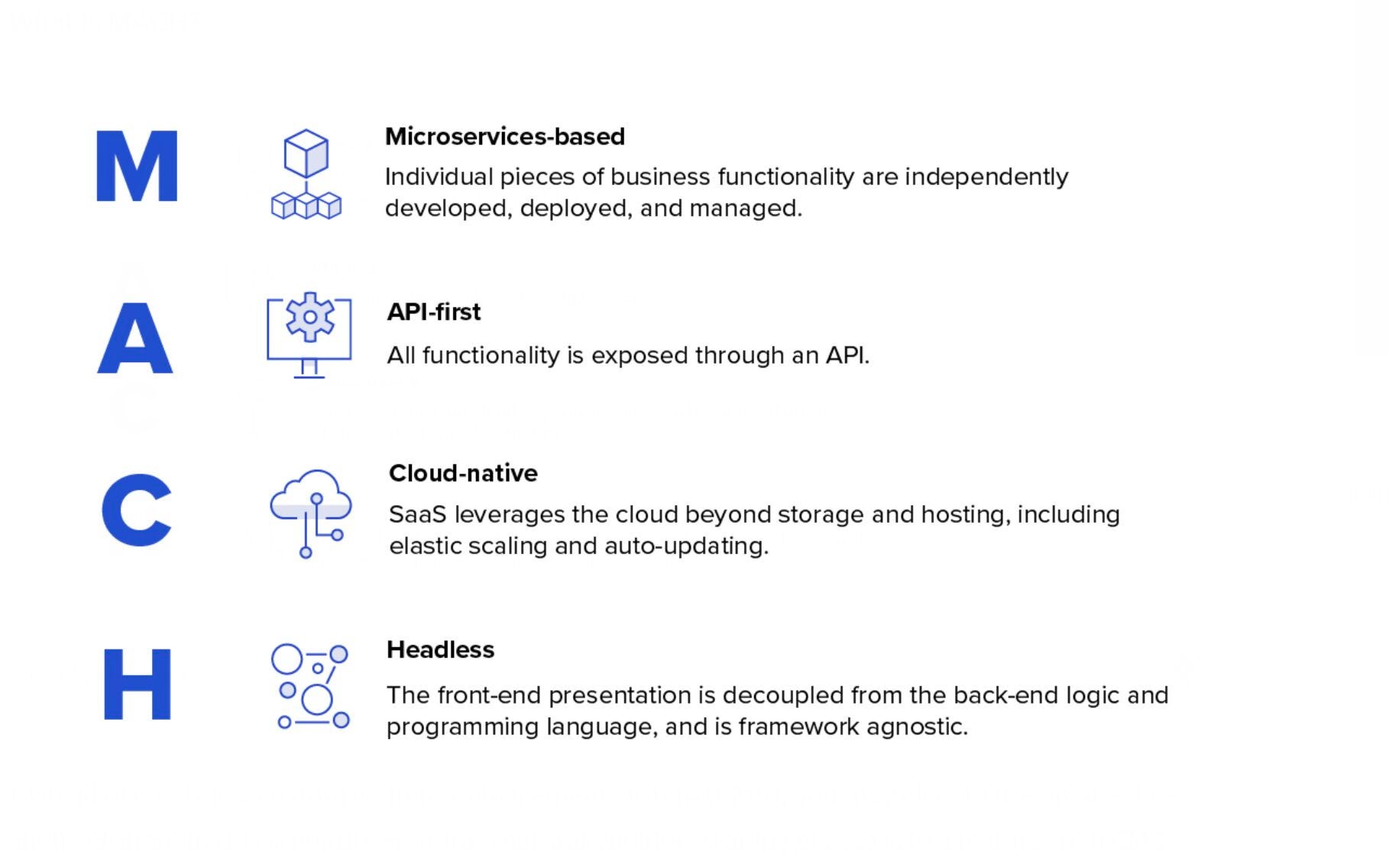 Unlocking the Future of Ecommerce: The MACH Model Unveiled