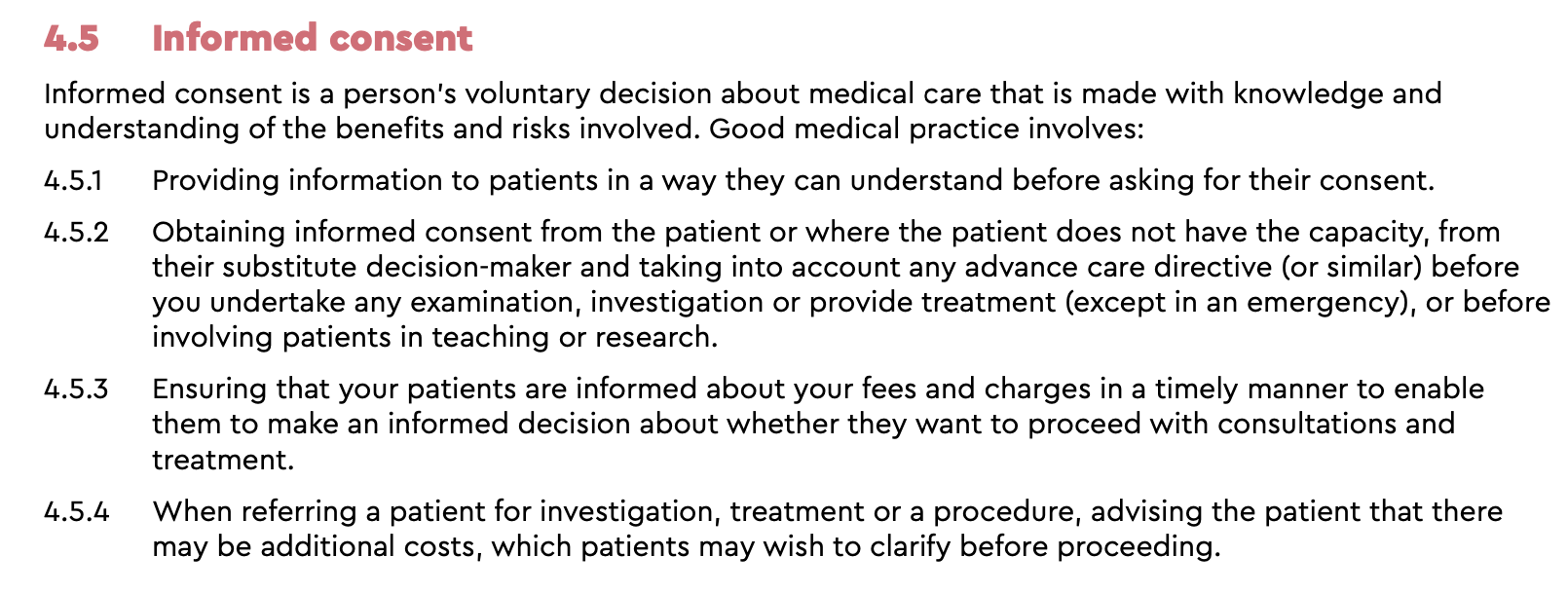 WHAT HAPPENED TO INFORMED CONSENT?