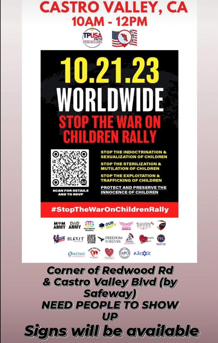 October Events, & Welcome Marin Freedom Alliance