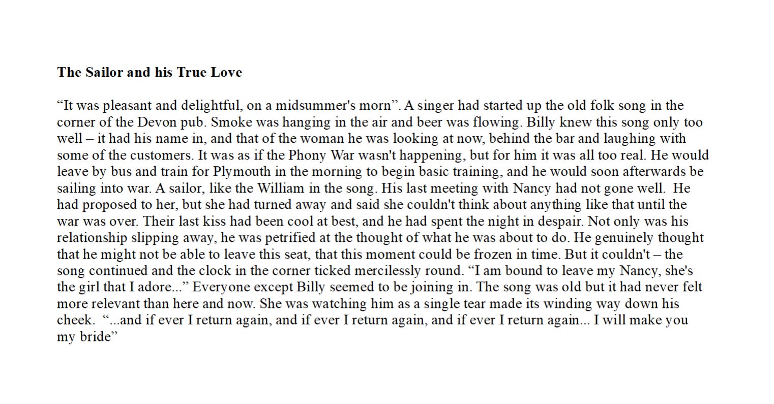 The Starbeck Orion Issue #7 Not Advent An Anthology. Page 23 of 25 featuring prose by Tim Fellows