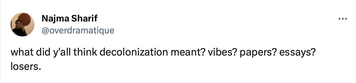 Decolonisation is not a metaphor, it is violence.