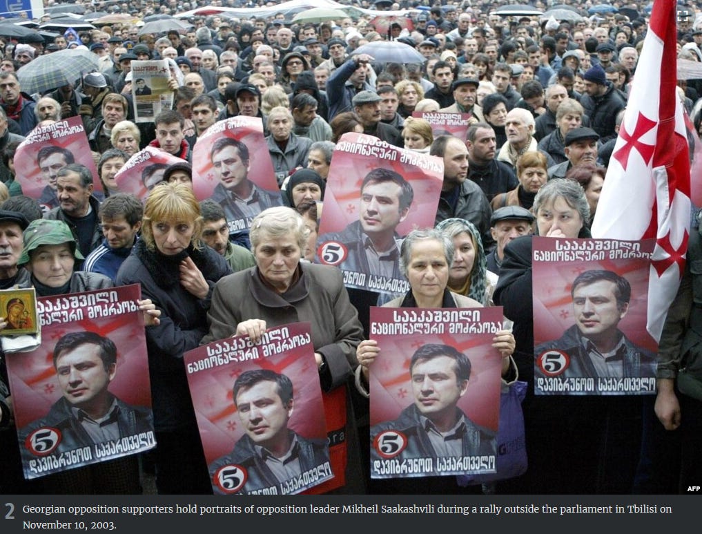 Georgia's "Rose Revolution" (2003) - by Niccolo Soldo