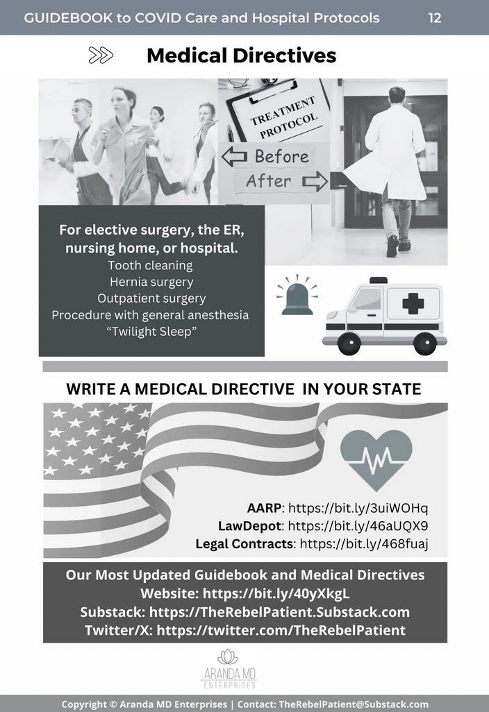 Guidebook to COVID Care and Hospital Protocols: Updated for January, 2024