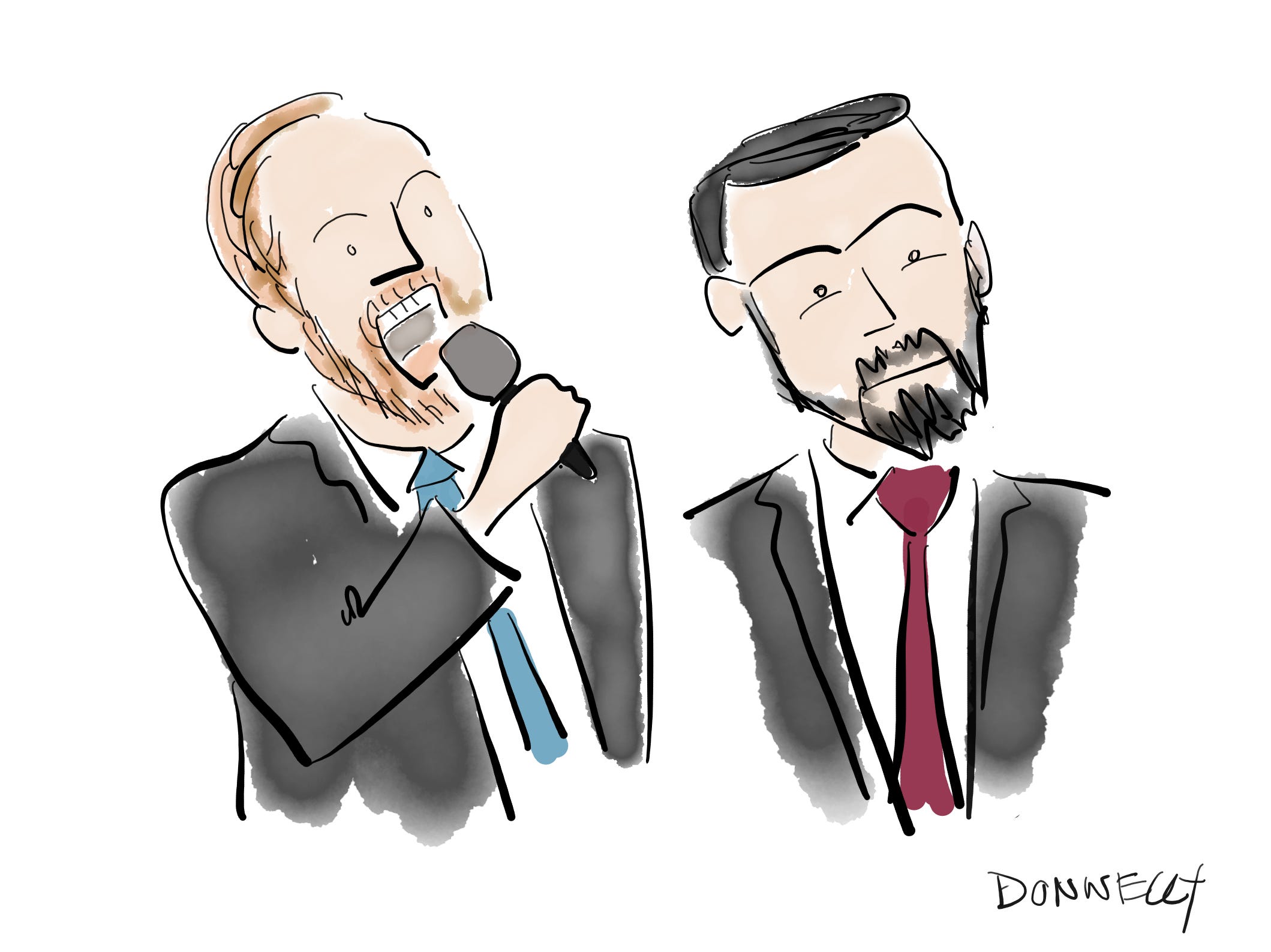 Drawing the RNC, Day One - by Liza Donnelly - Seeing Things