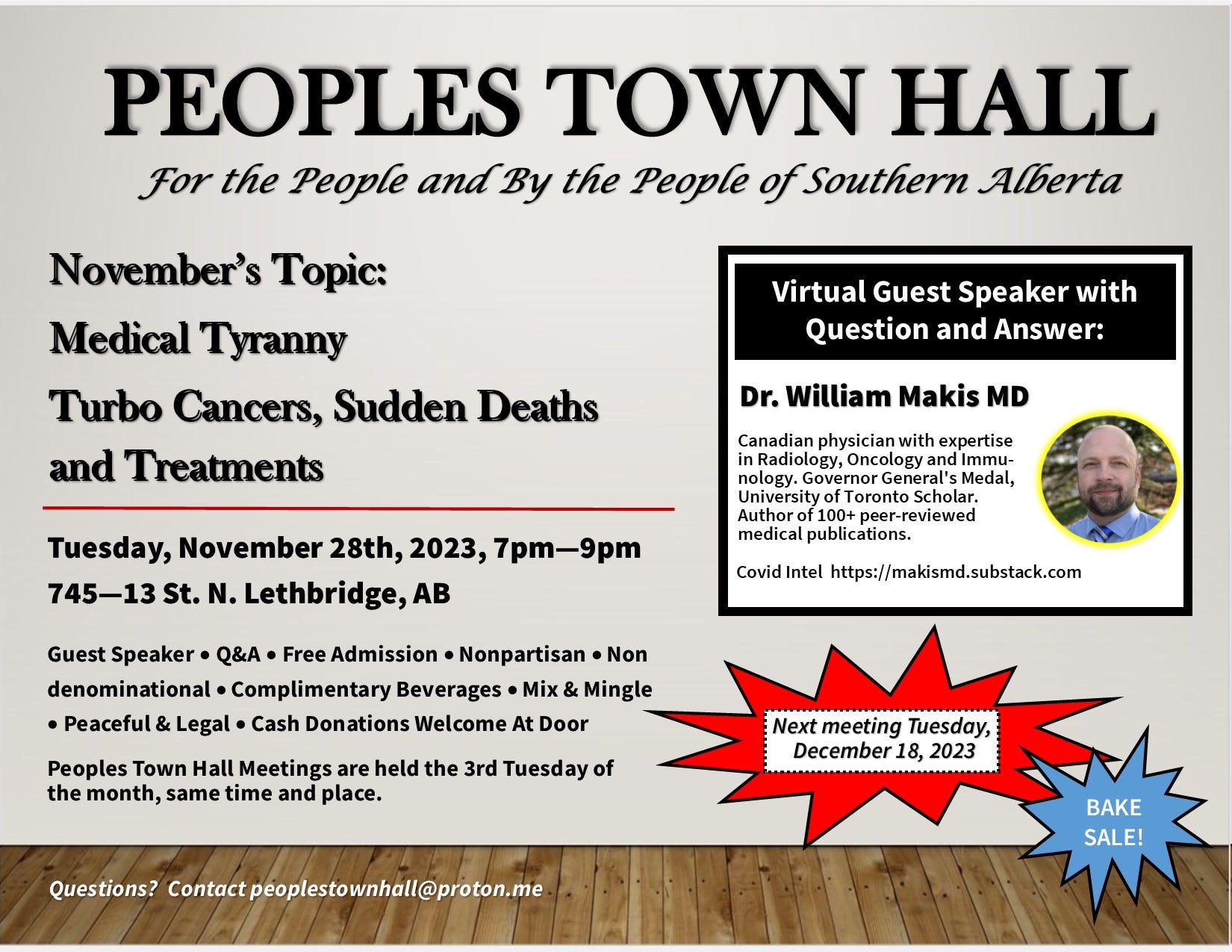 Dr. William Makis, Nov 28 - by Chelle