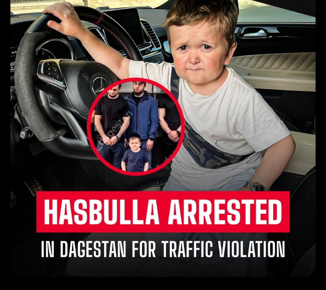 Russia detains Hasbulla - by Russian Market