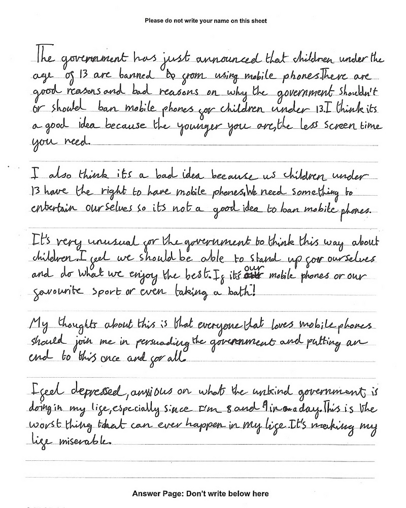 Can teachers spot a ChatGPT essay? - by Daisy Christodoulou