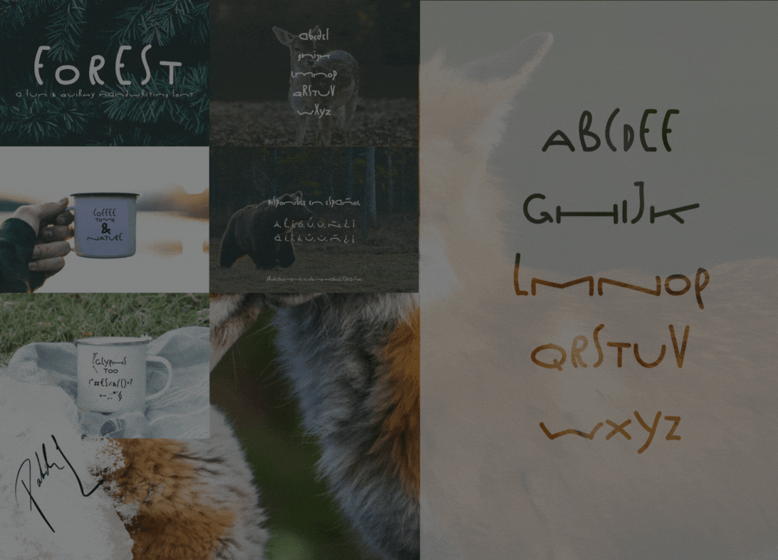 FOREST - HANDWRITTEN FREE FONT - by Patrik L - Nordic Lens