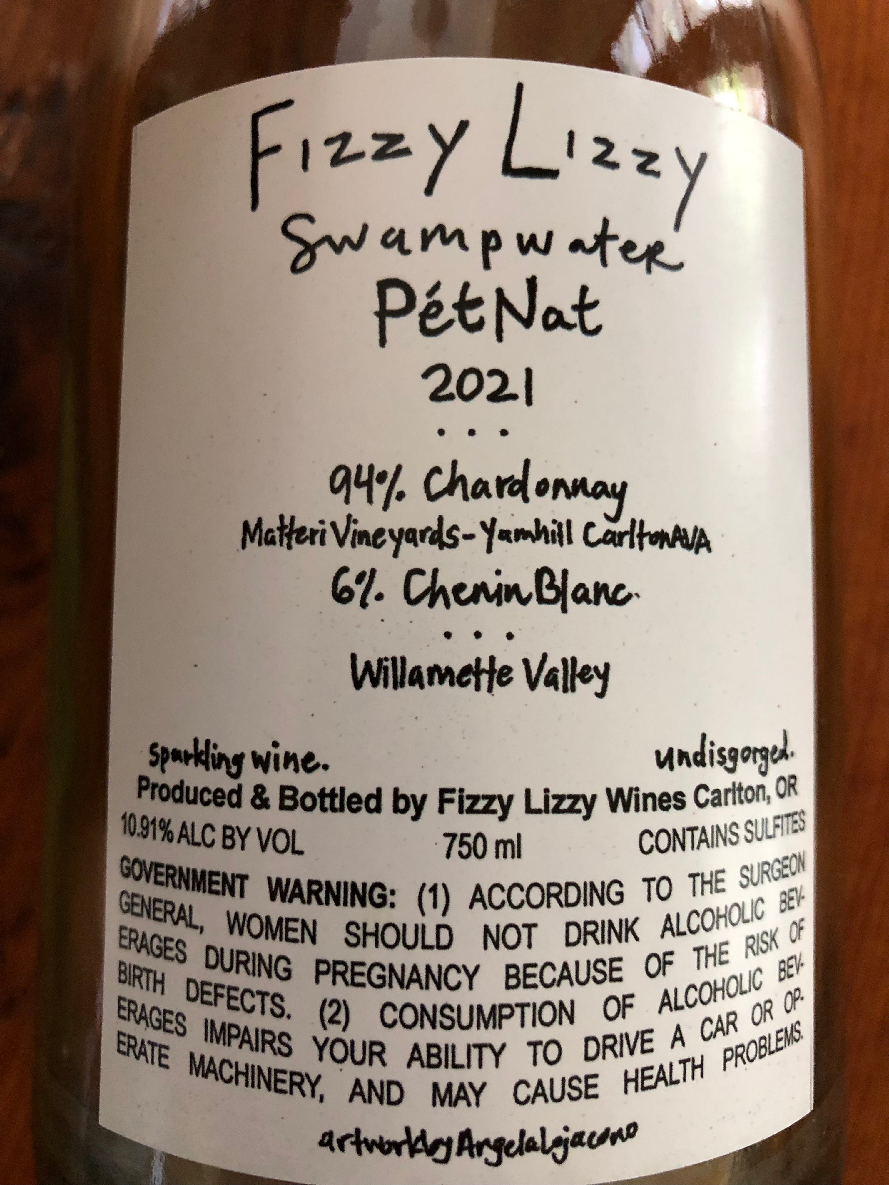 Fizzy Lizzy 2021 Swampwater PétNat