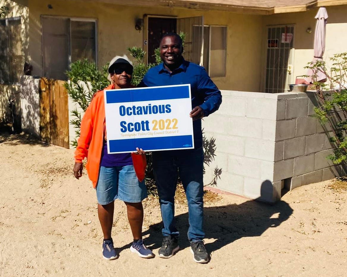 ON RUNNING FOR CITY COUNCIL: Octavious Scott