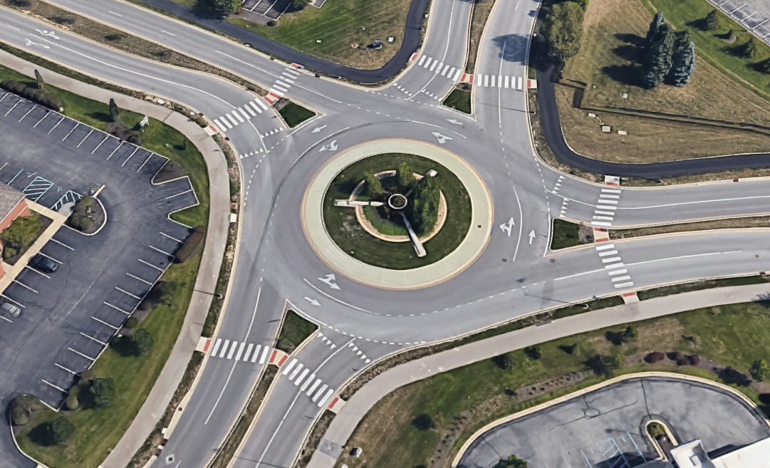 Roundabouts can help retrofit suburbia